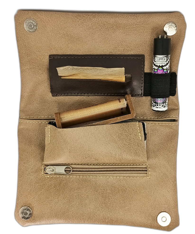 Tabaquera Grande Ecocuero Beige – tabaquera